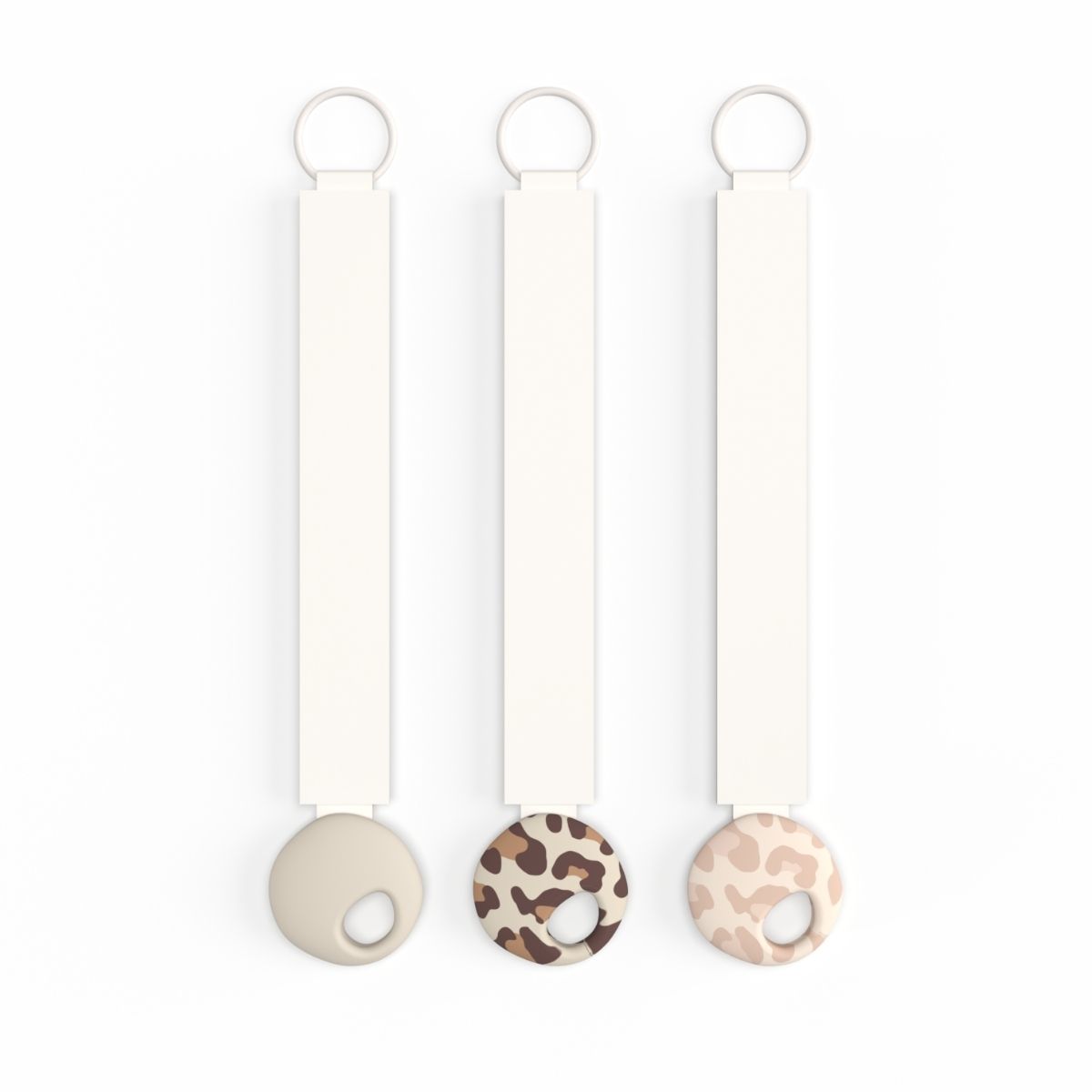 Sujeta chupete PEBBLE Elhée sand | Abitare Kids